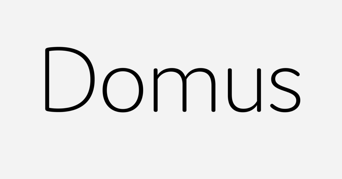 I Love Typography | JAF Domus Titling